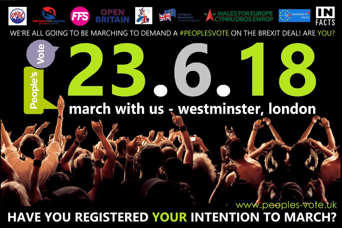 March for The People's Vote - Bremain in Spain
